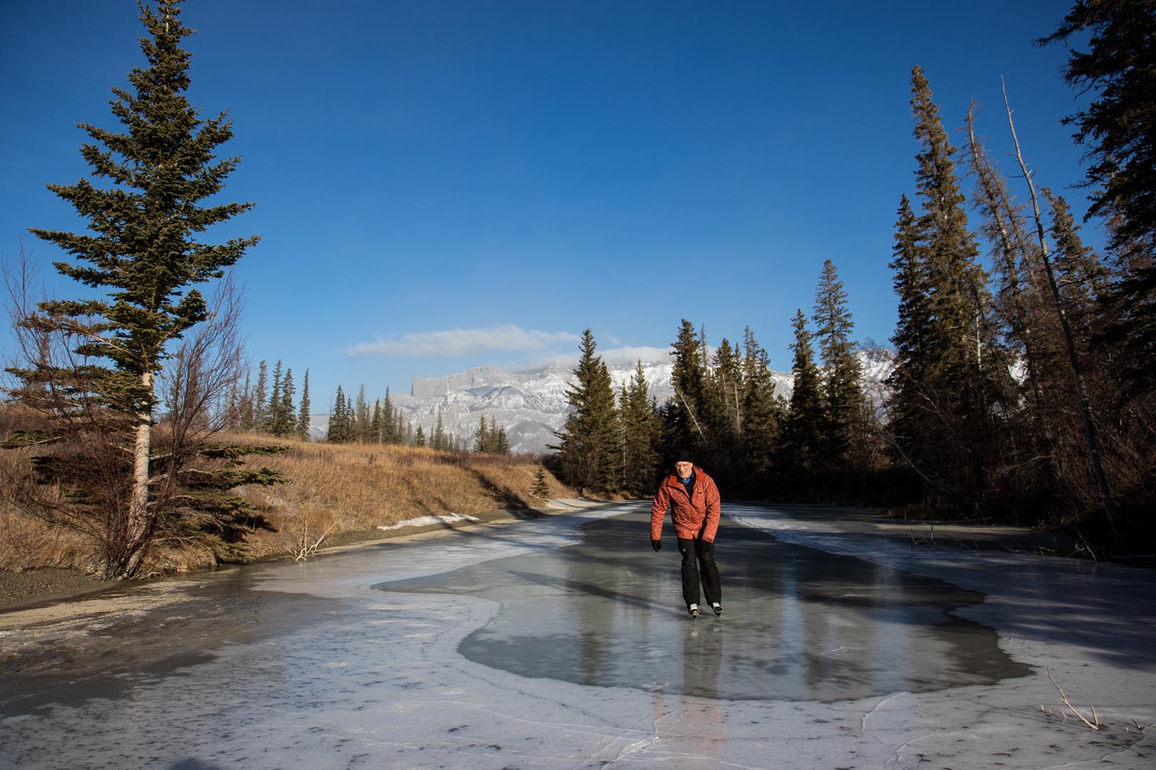 Skating Talbot Lake | All about Jasper National Park